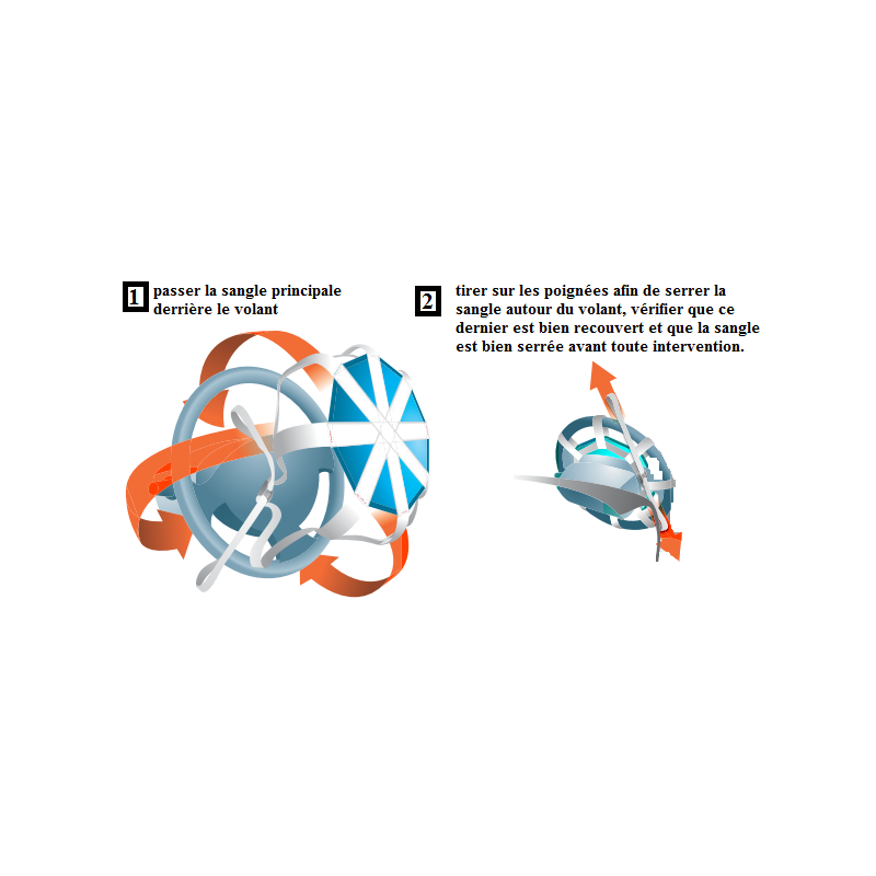 Kit protection airbag VL/PL Couleur Jaune